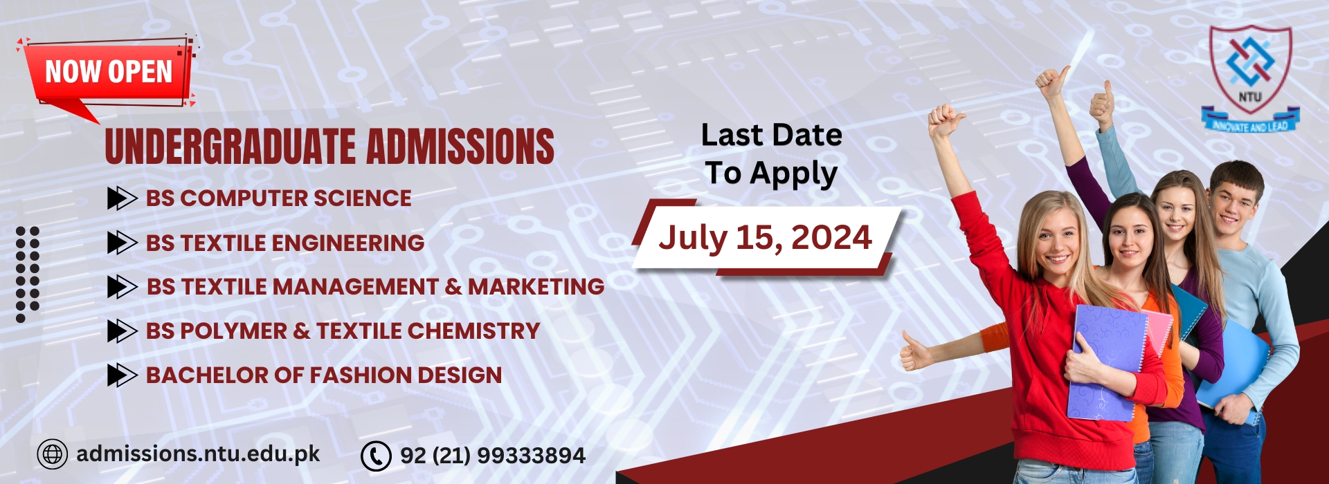 National Textile University Faisalabad | NTU