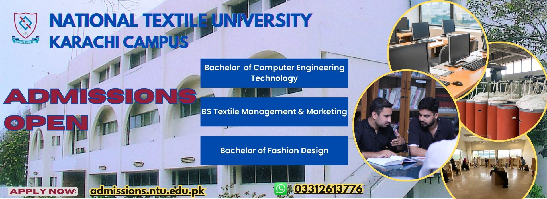 National Textile University Faisalabad | NTU