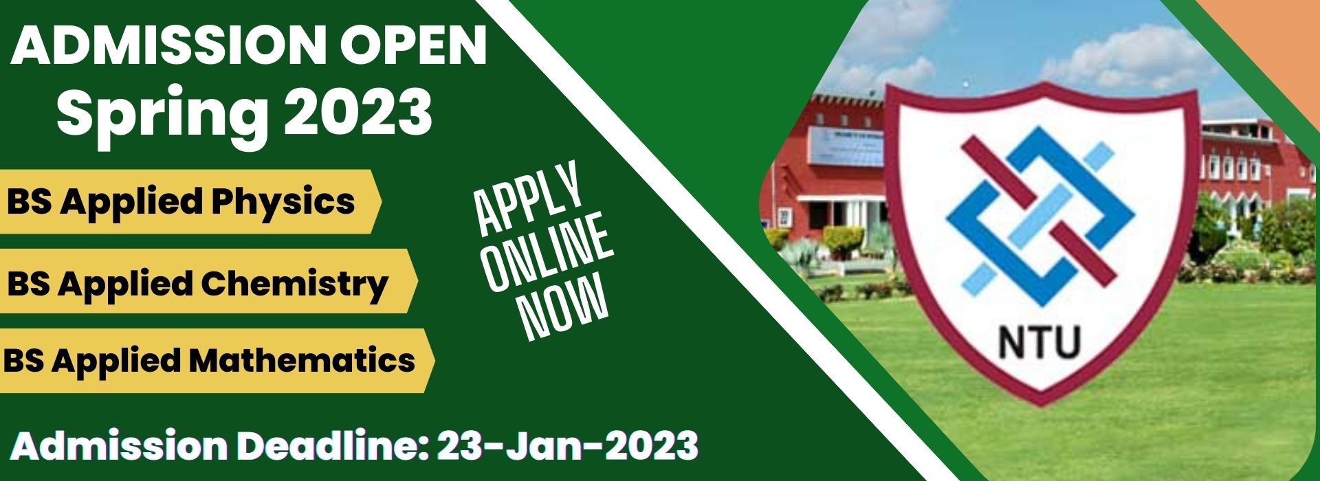 National Textile University Faisalabad | NTU