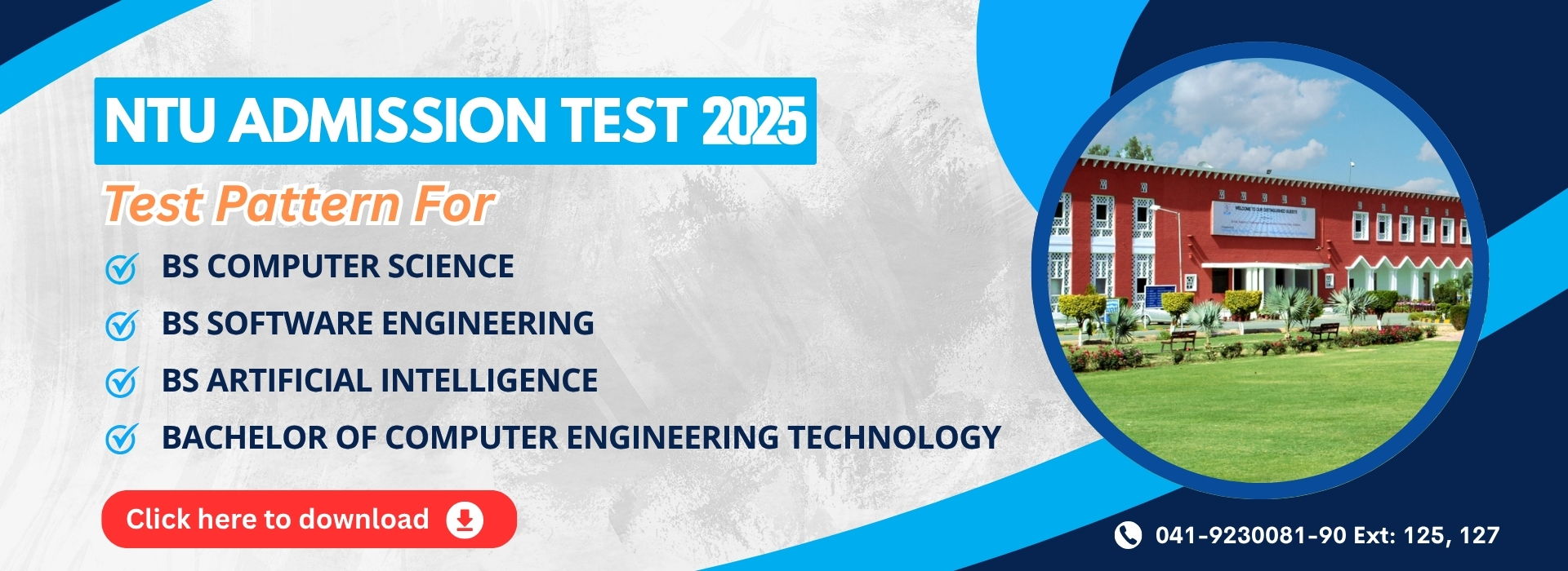 National Textile University Faisalabad | NTU